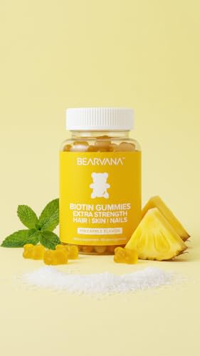 BEARVANA biotin gummies for energy boost