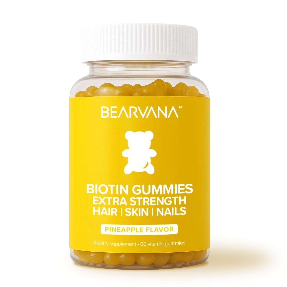 BEARVANA Biotin Gummies for healthy hair
