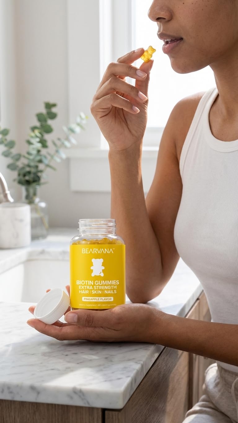 BEARVANA biotin gummies for overall beauty