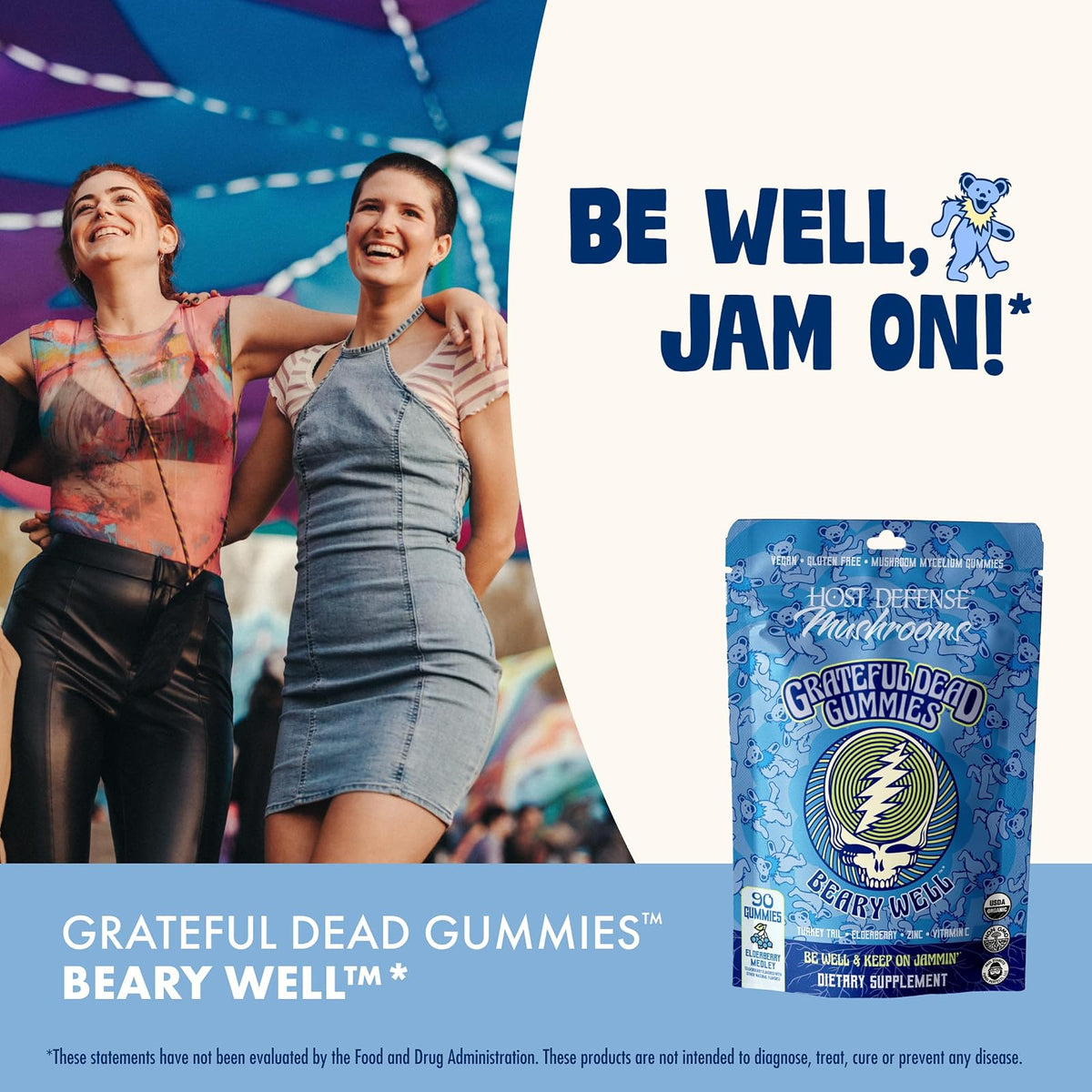 Beary Well Grateful Dead gummies for health