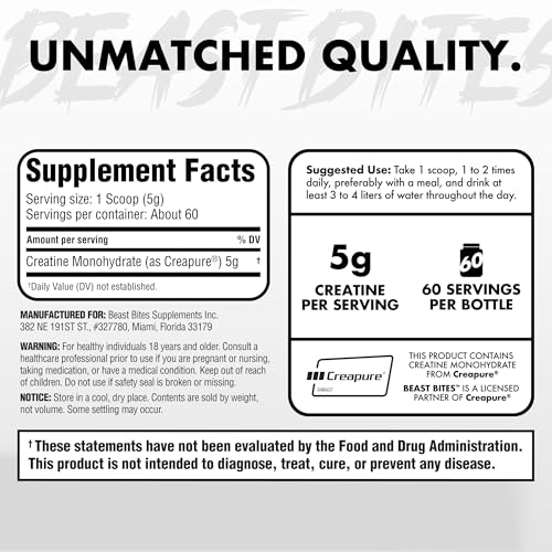 BEAST BITES creatine for energy