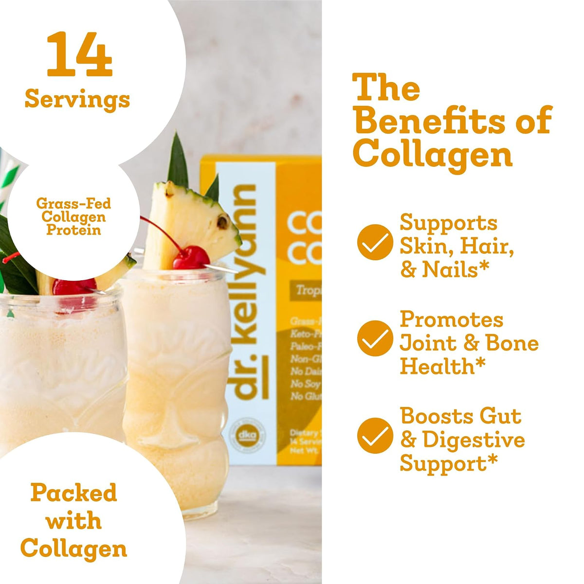 Beauty benefits of collagen drink