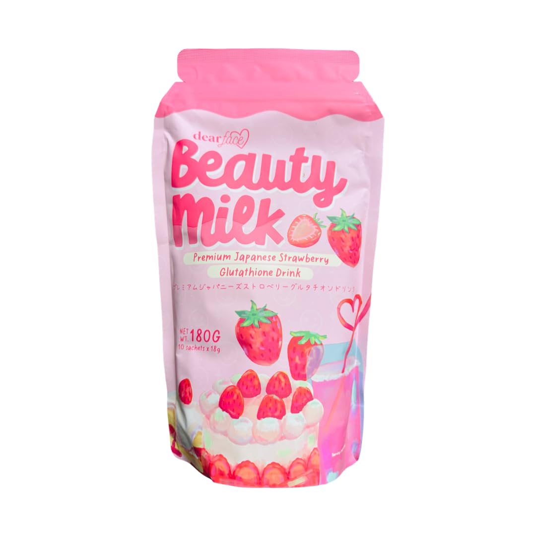 Beauty Milk collagen strawberry powder