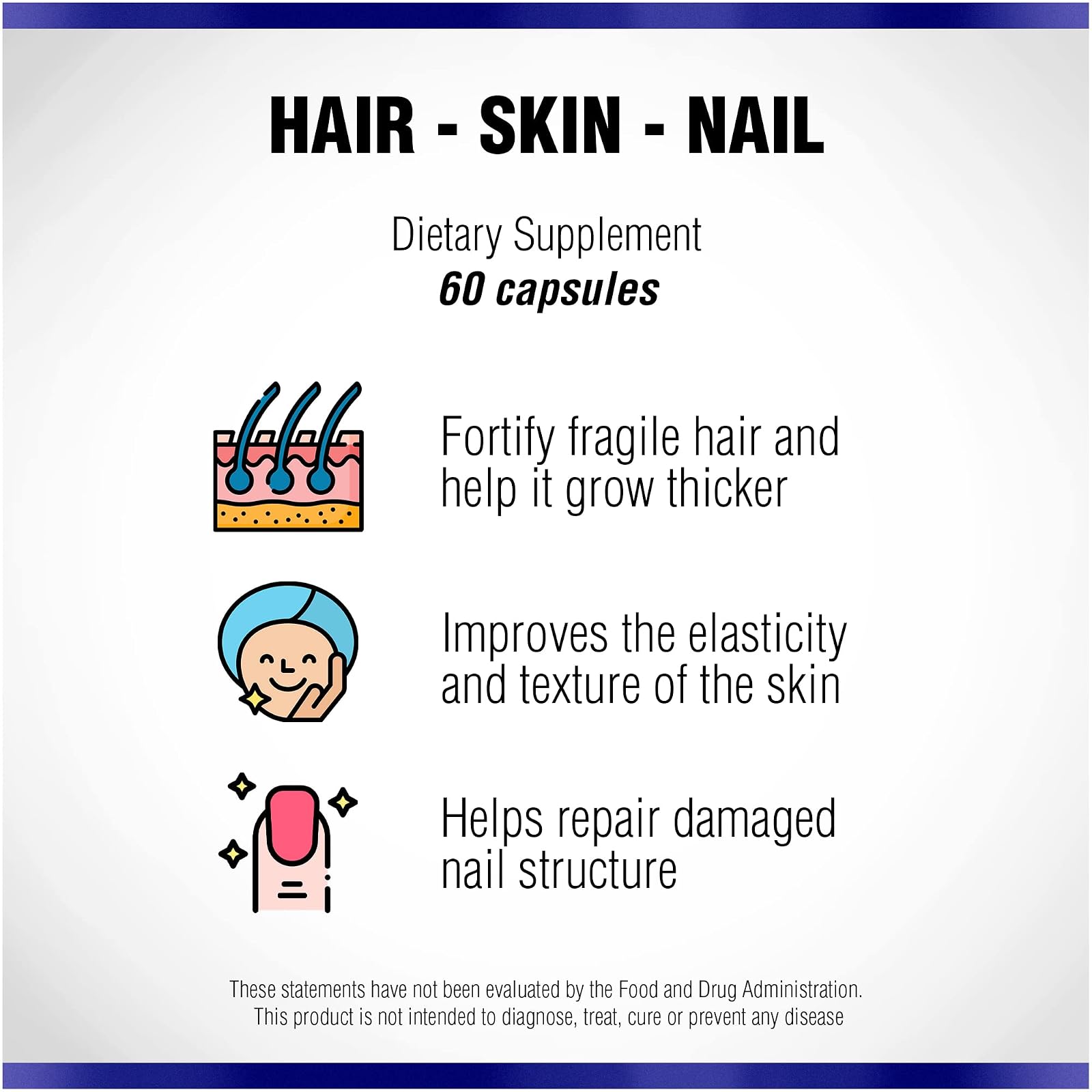 Beauty supplement for vibrant hair