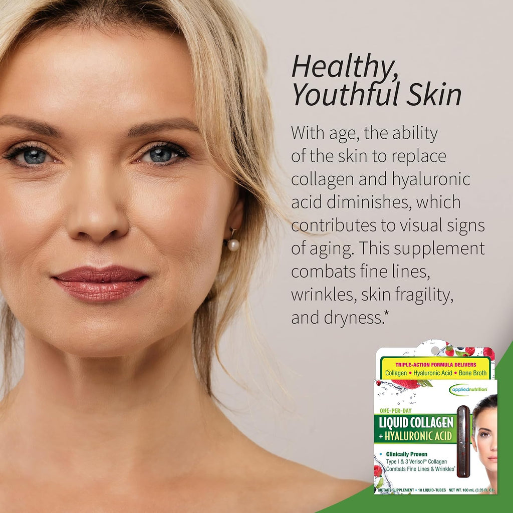 Beauty supplement with liquid collagen