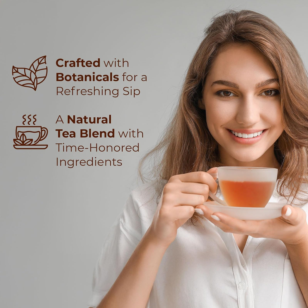 Beauty tea with marine collagen