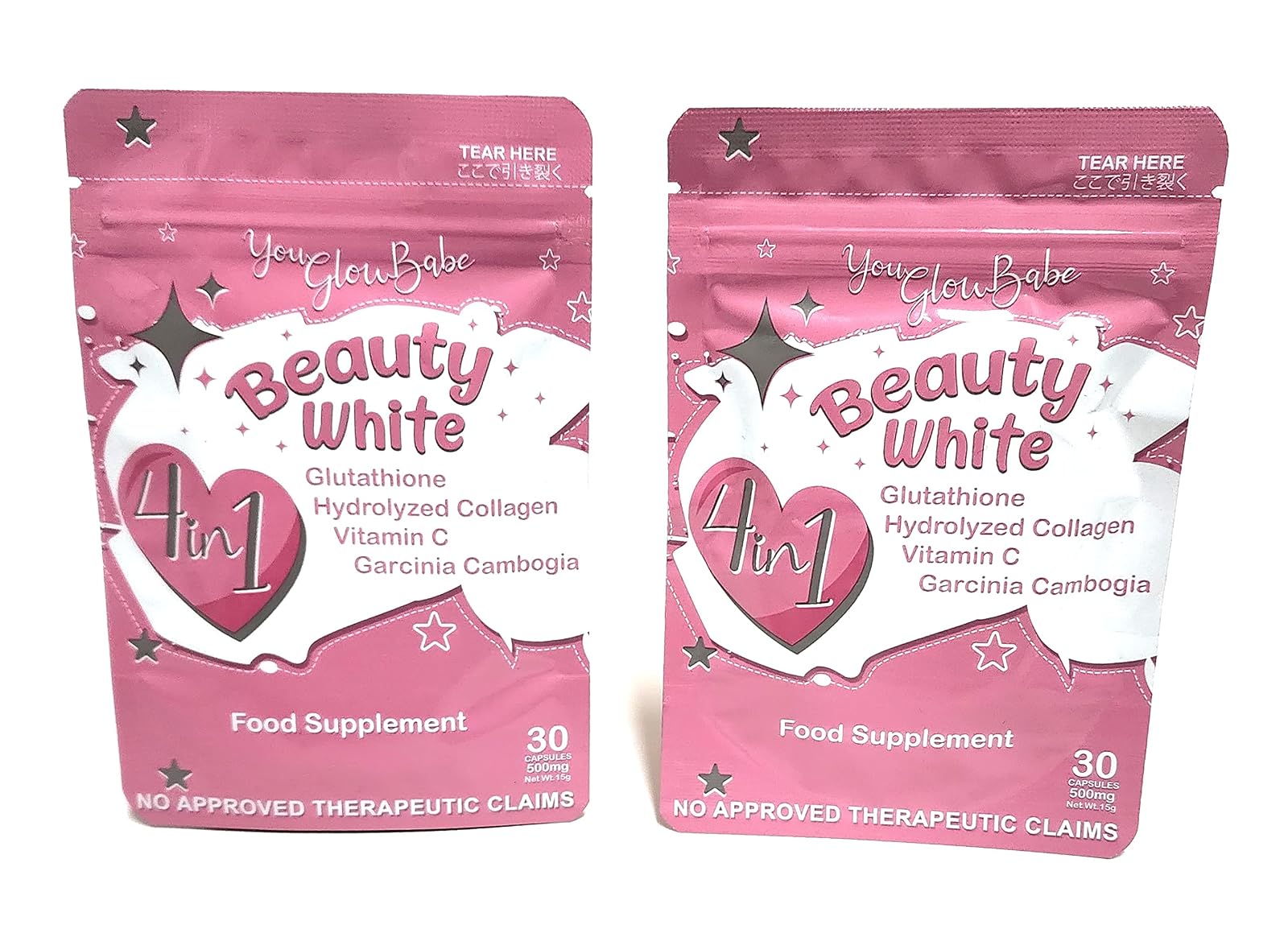 Beauty White glutathione capsules for skin