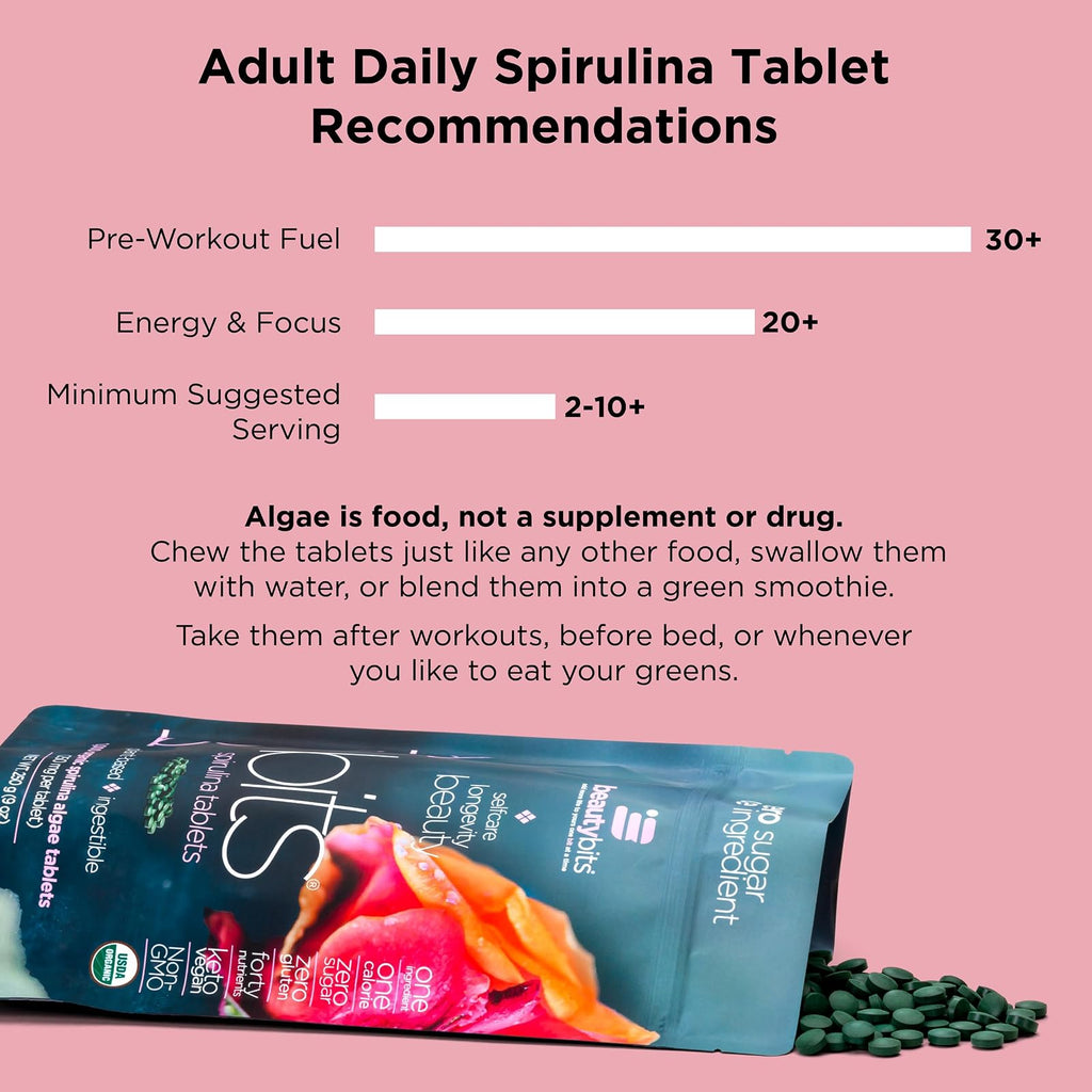 BEAUTYbits chlorella and spirulina blend