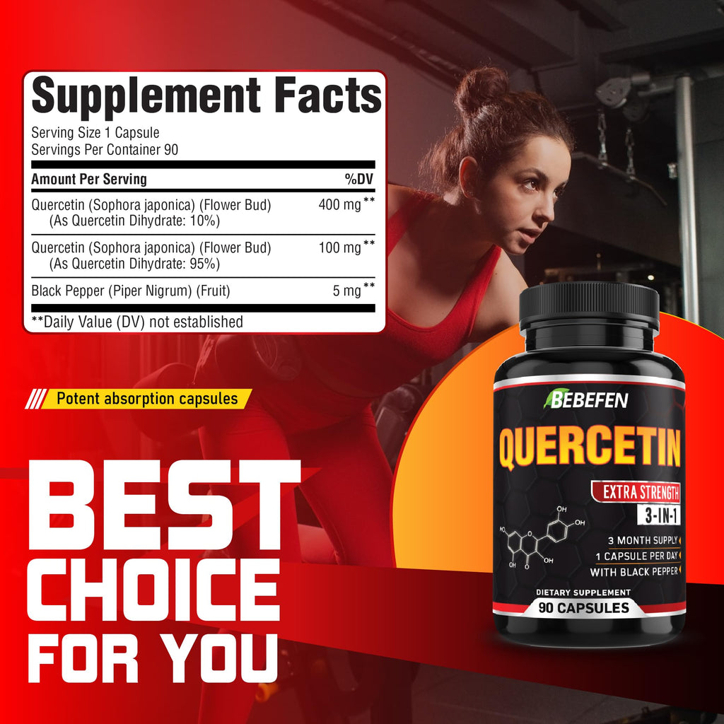 BEBEFEN Quercetin with black pepper extract