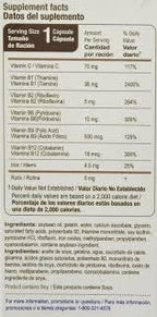 Bedoyecta capsules with essential nutrients