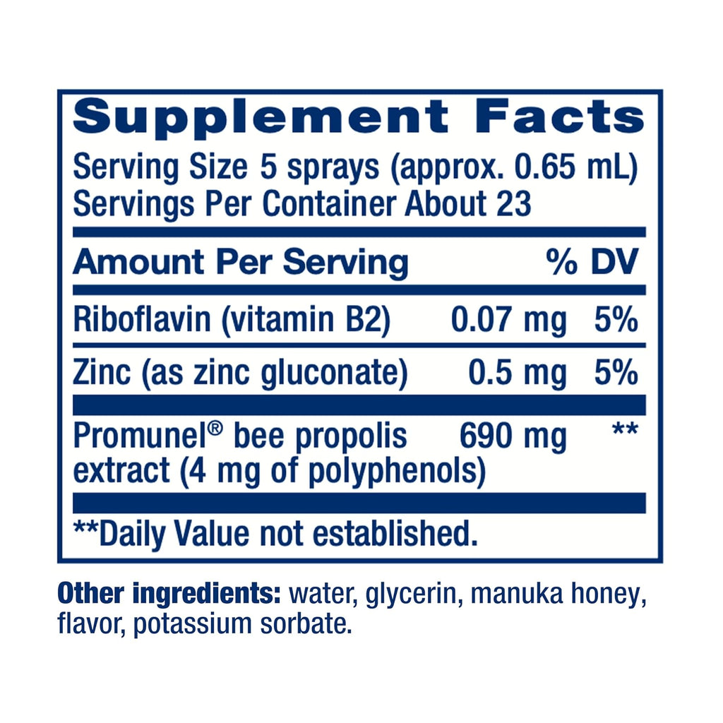 Bee immune support multivitamin spray