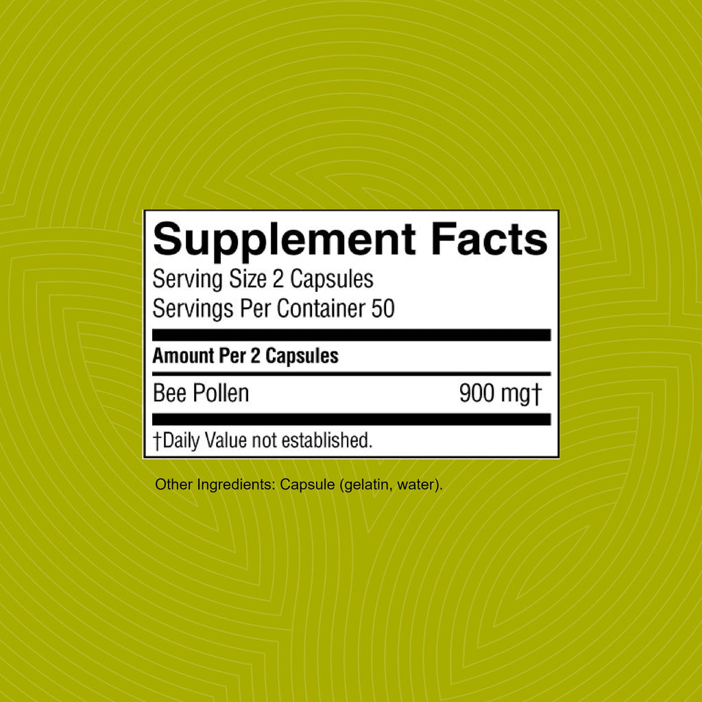 bee pollen for vitality support