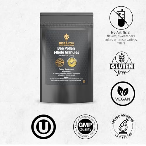 bee pollen granules for active lifestyles