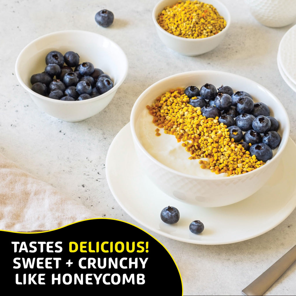 bee pollen granules for immune support