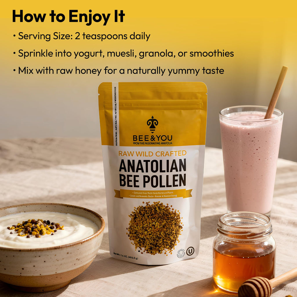 bee pollen granules for immune support
