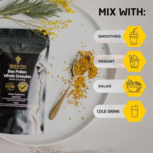 bee pollen granules for seniors' vitality