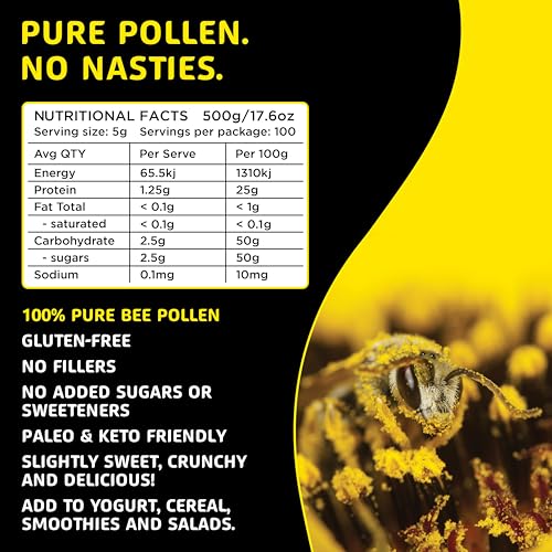 bee pollen granules for stress relief