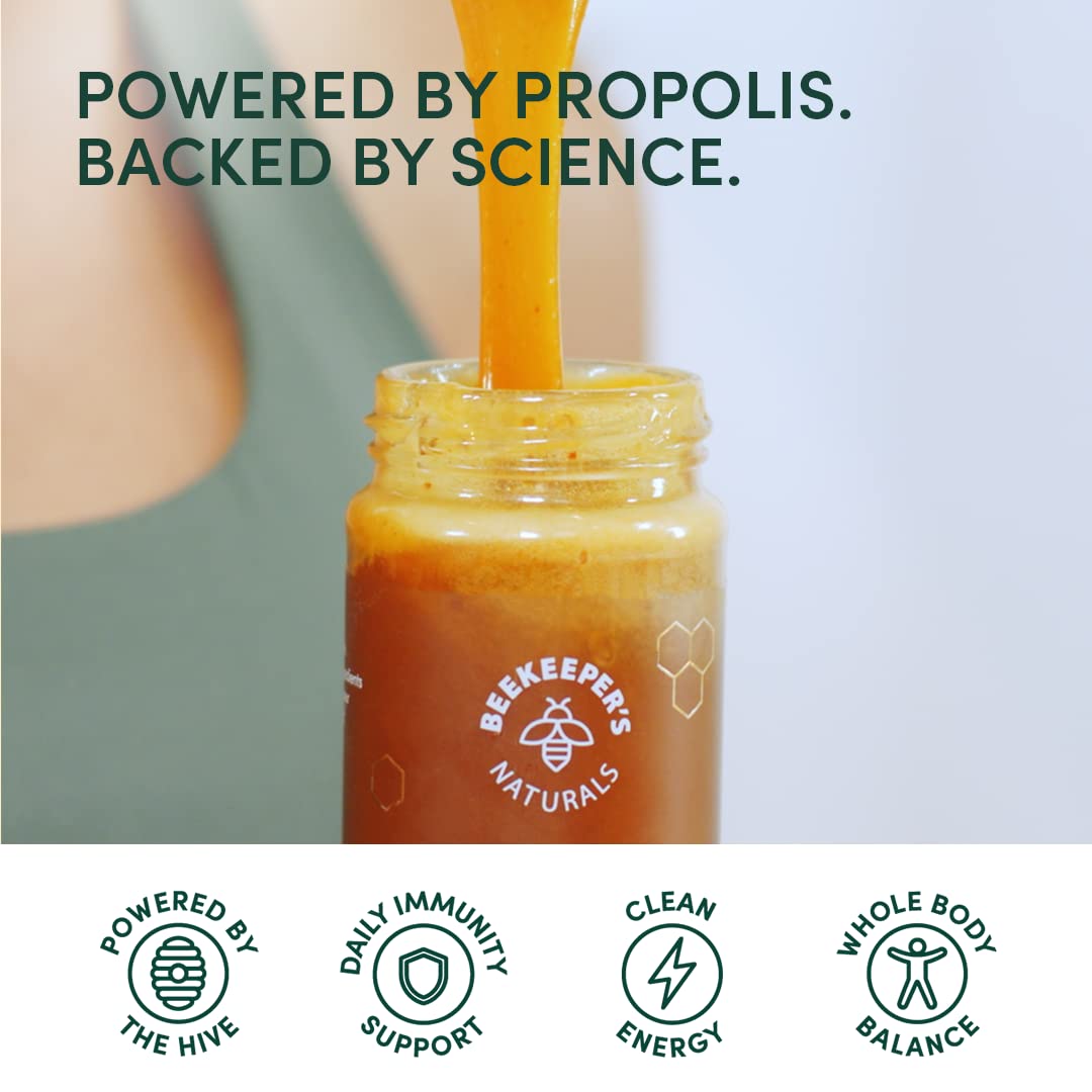 Bee pollen honey for immune support