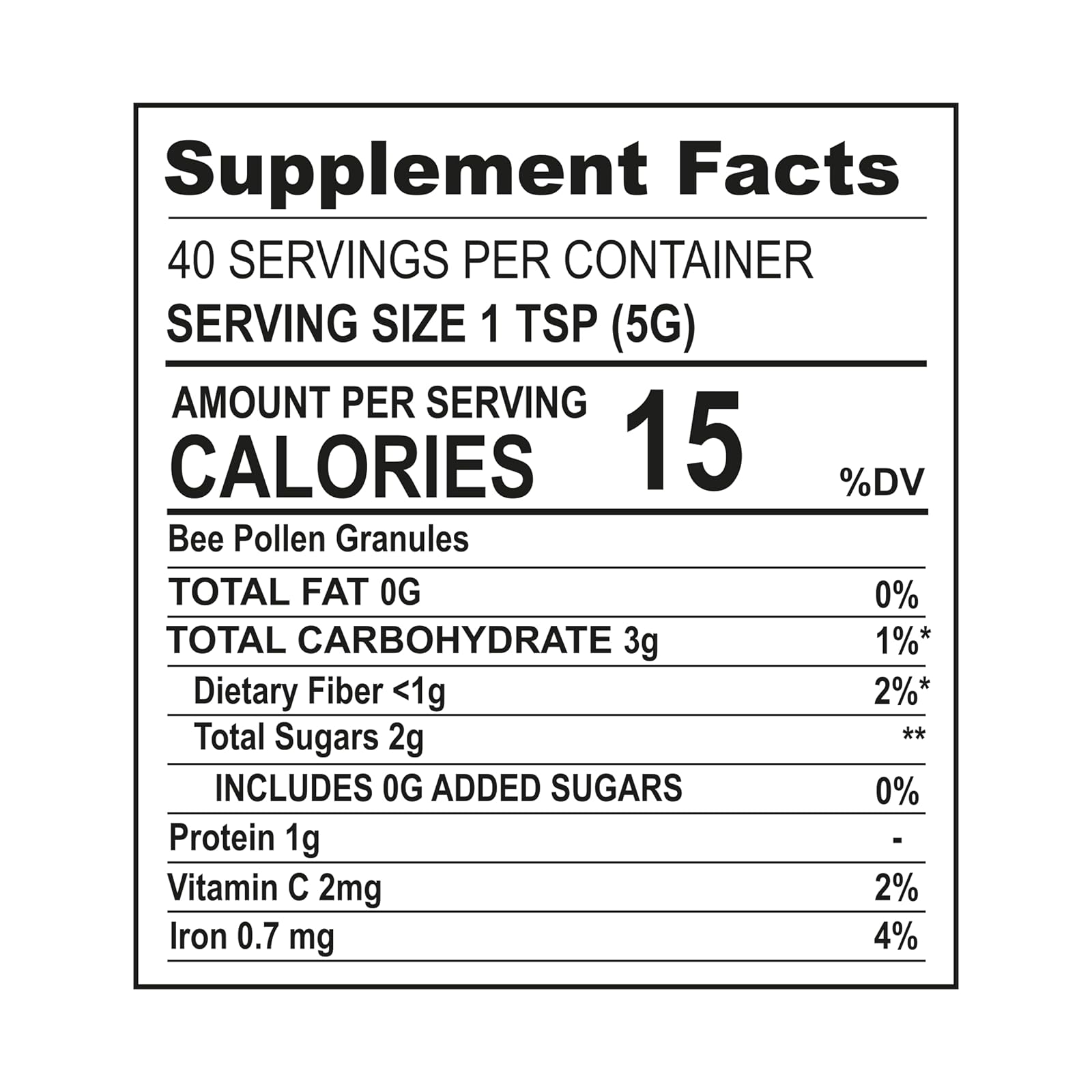 bee pollen multivitamin for seniors