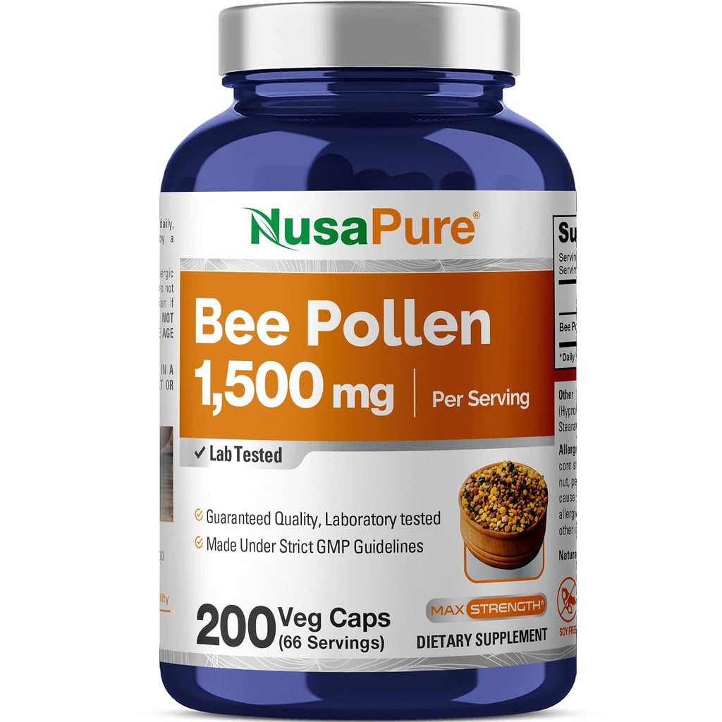 Bee Pollen multivitamins for energy