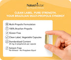 Bee propolis capsules for immune support