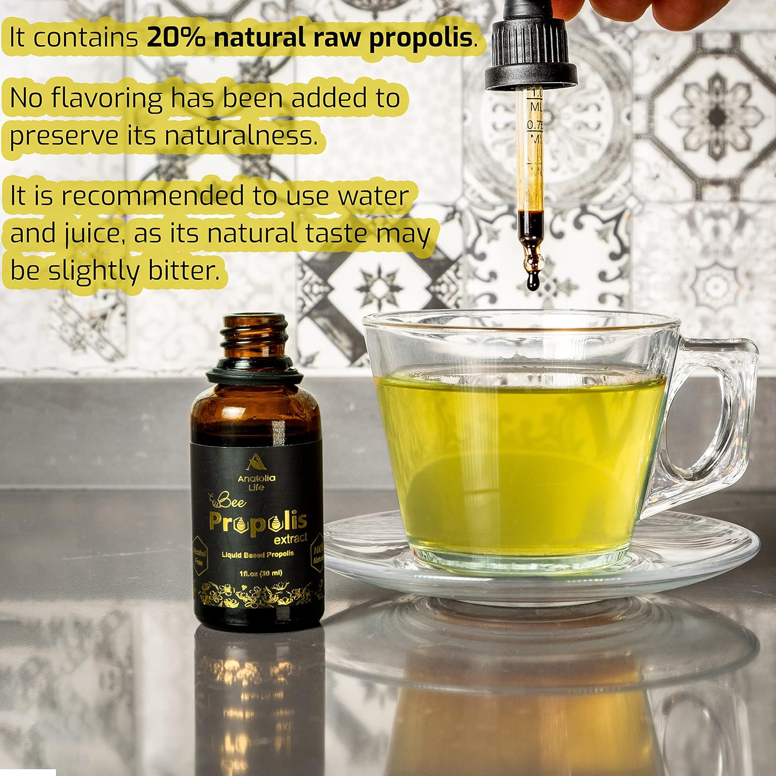Bee propolis extract for wellness