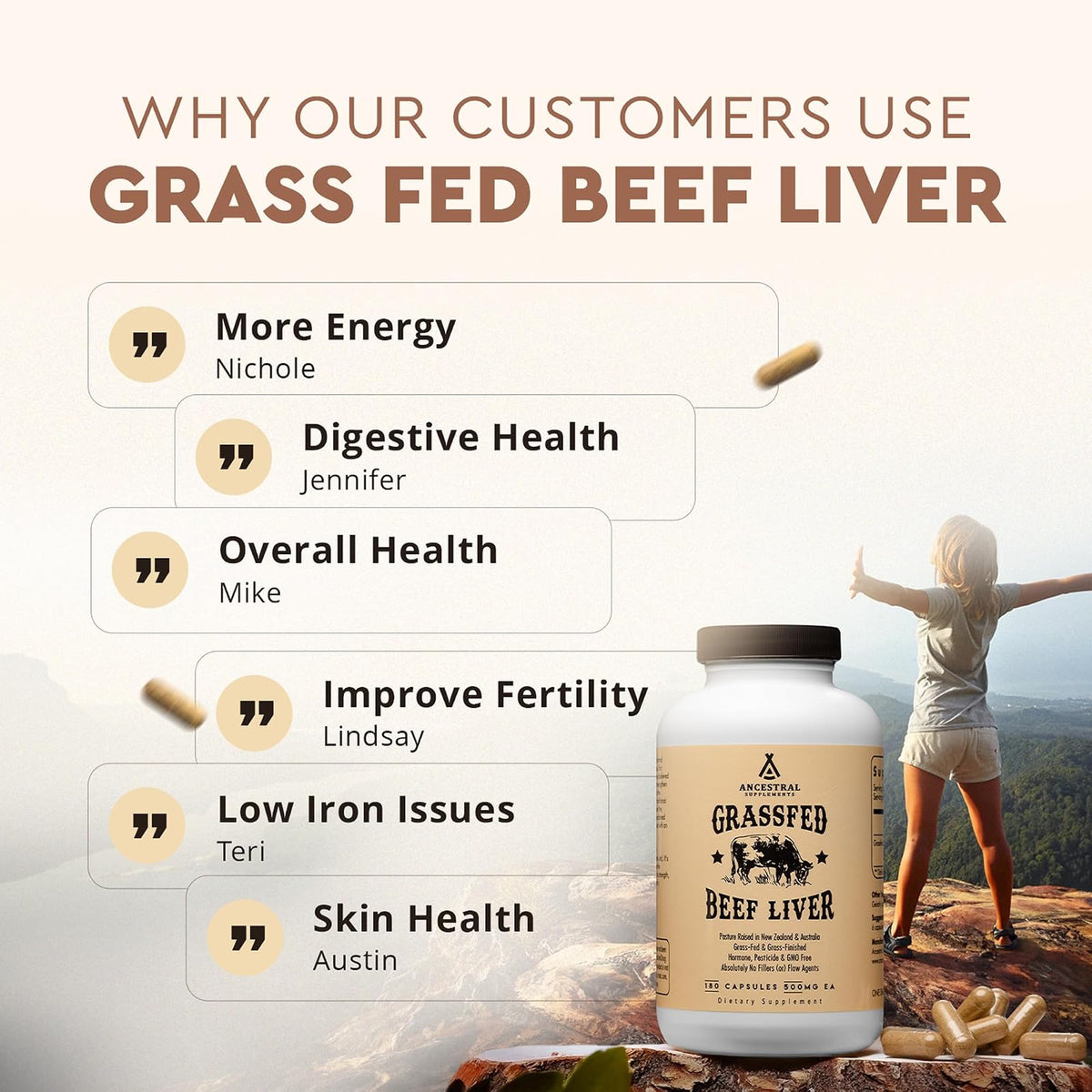 beef liver capsules for energy boost