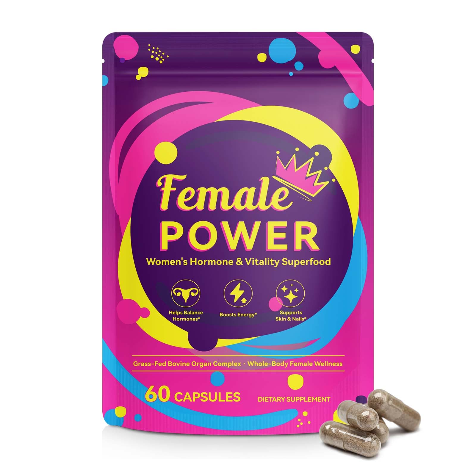 Beef liver capsules for multivitamins