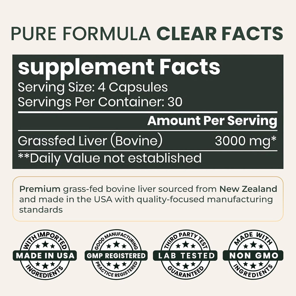 beef liver capsules for vibrant skin