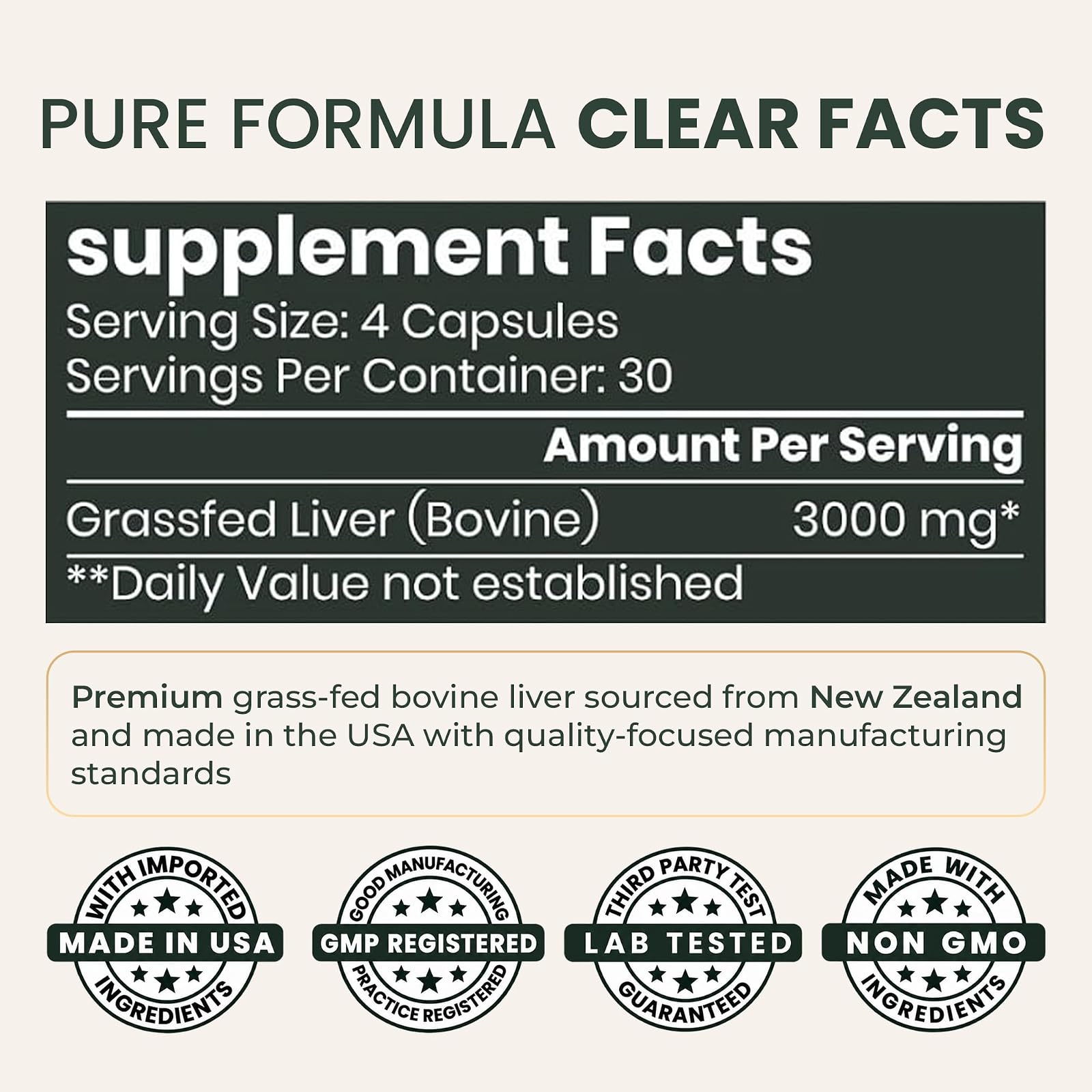 beef liver capsules for vibrant skin