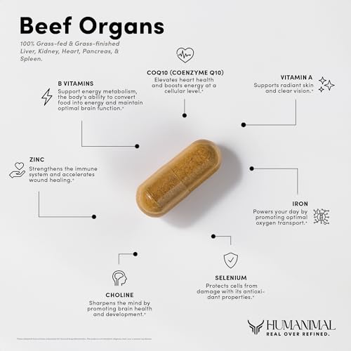 beef organ capsules for vitality