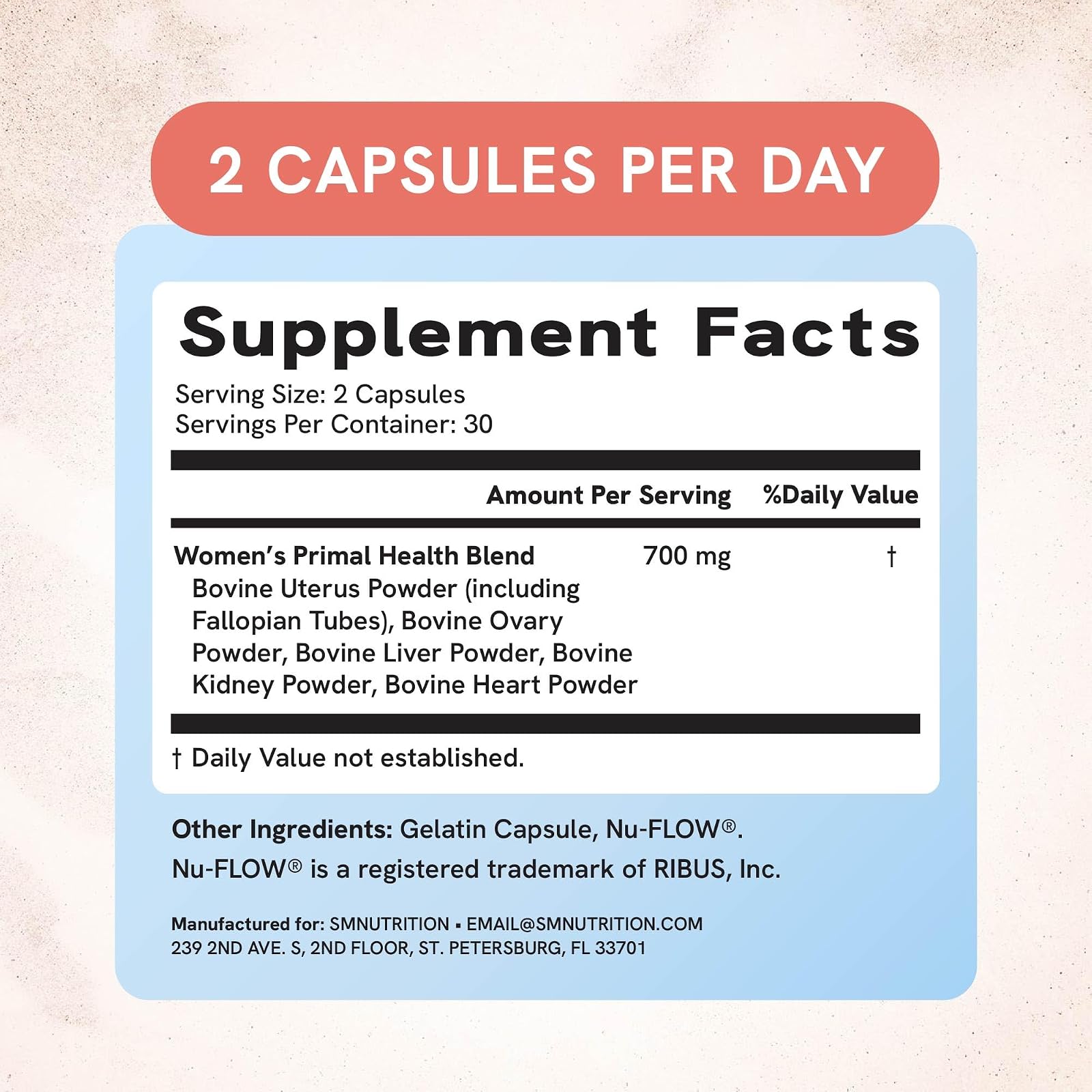 beef organ multivitamin for optimal health