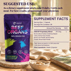 Beef organ supplement for immune support