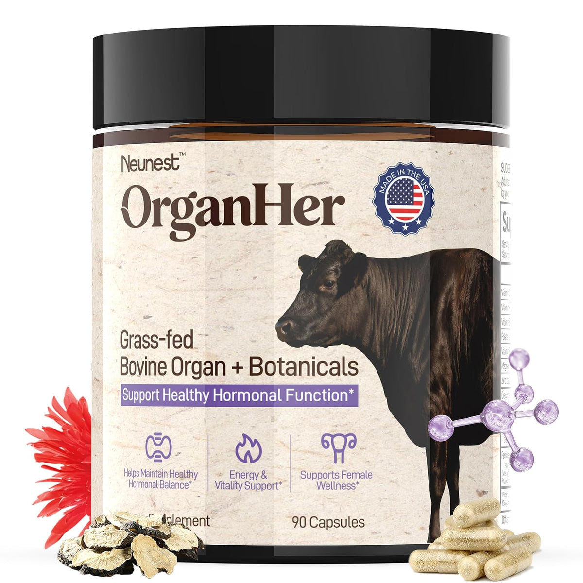 Beef organ supplement for vitality