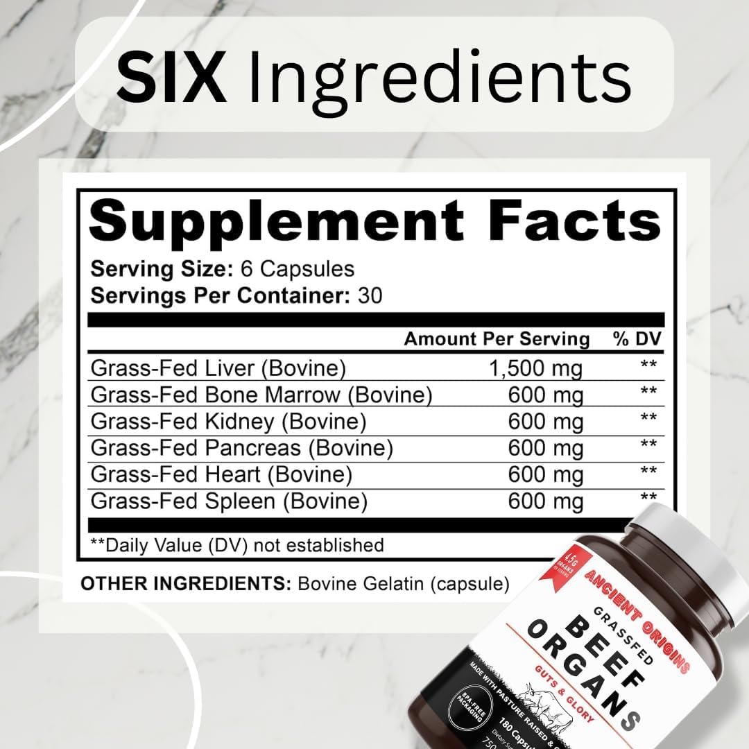 beef organs supplement for men