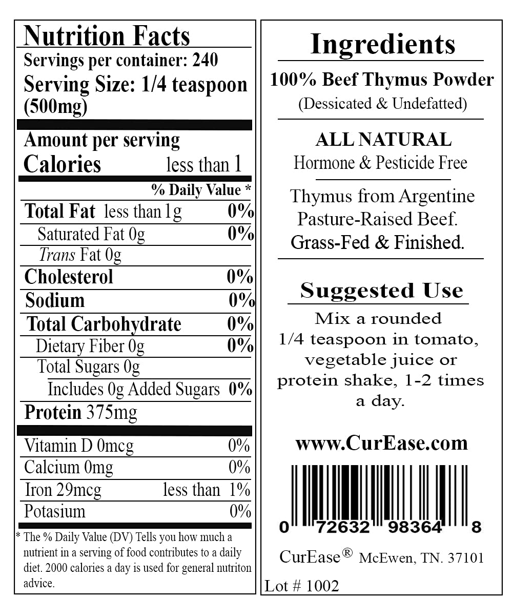 Beef Thymus Powder multivitamin for seniors