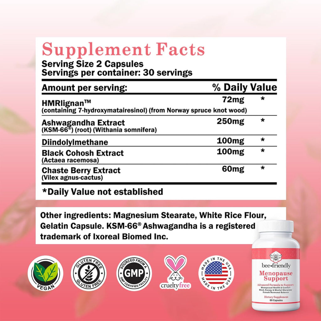 BeeFriendly supplements for hormonal balance