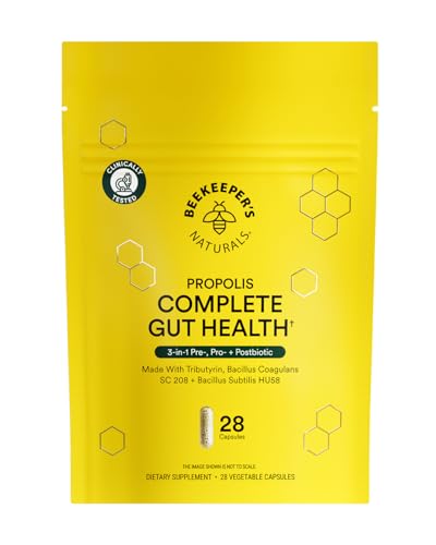 Beekeeper's Naturals gut health capsules