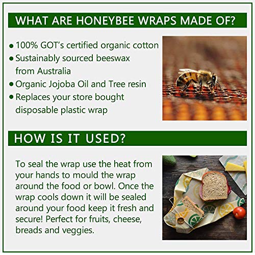 beeswax wraps for environmentally friendly kitchens
