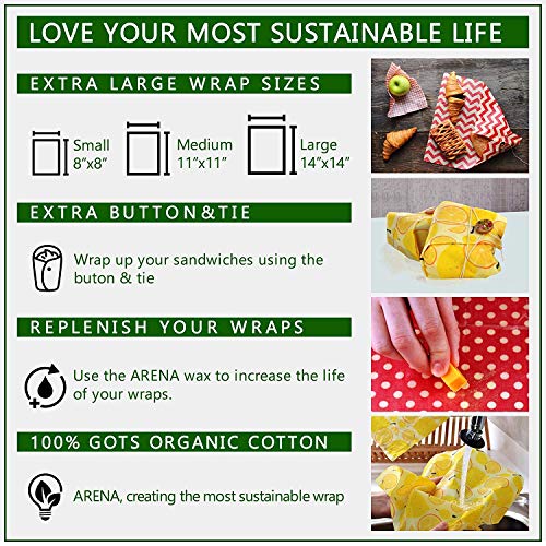 beeswax wraps for fresh food preservation