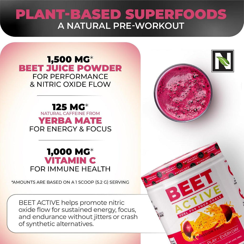 Beet Active pre-workout for better performance
