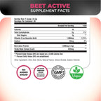 Beet Active pre-workout with passion fruit flavour
