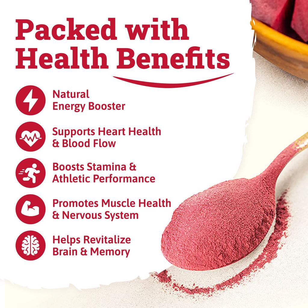 Beet powder for enhanced athletic performance