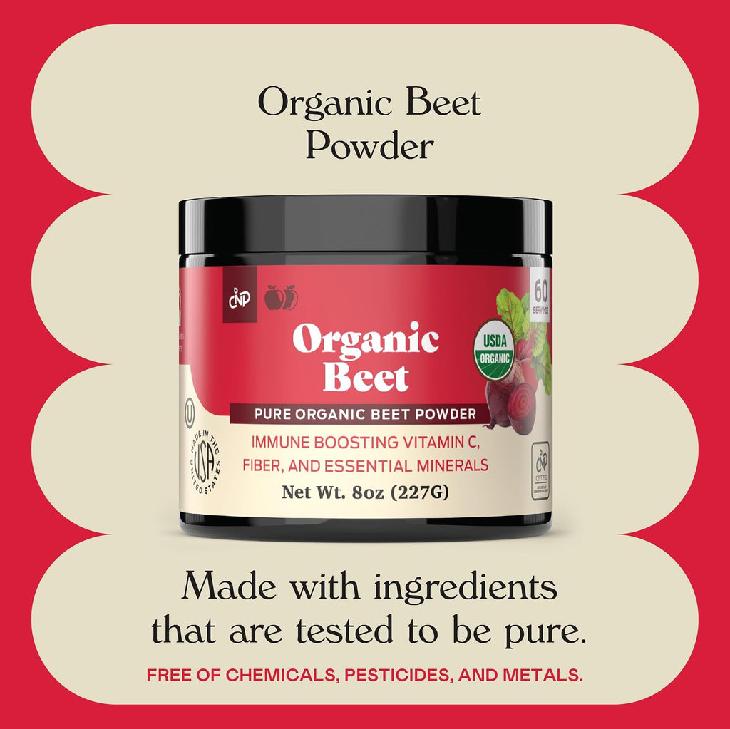 Beet powder for vibrant skin and nails
