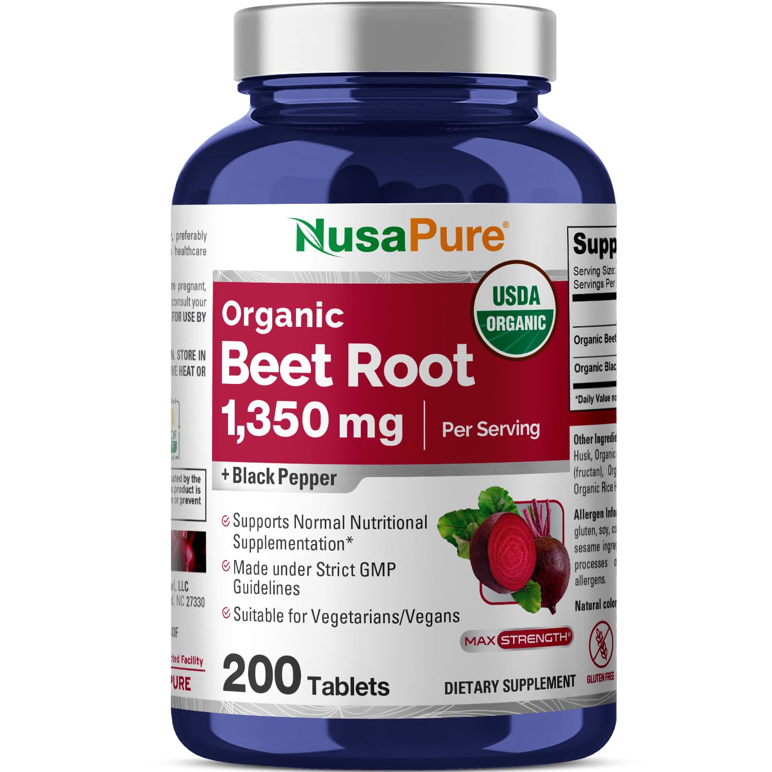 beet root 1360 mg tablets