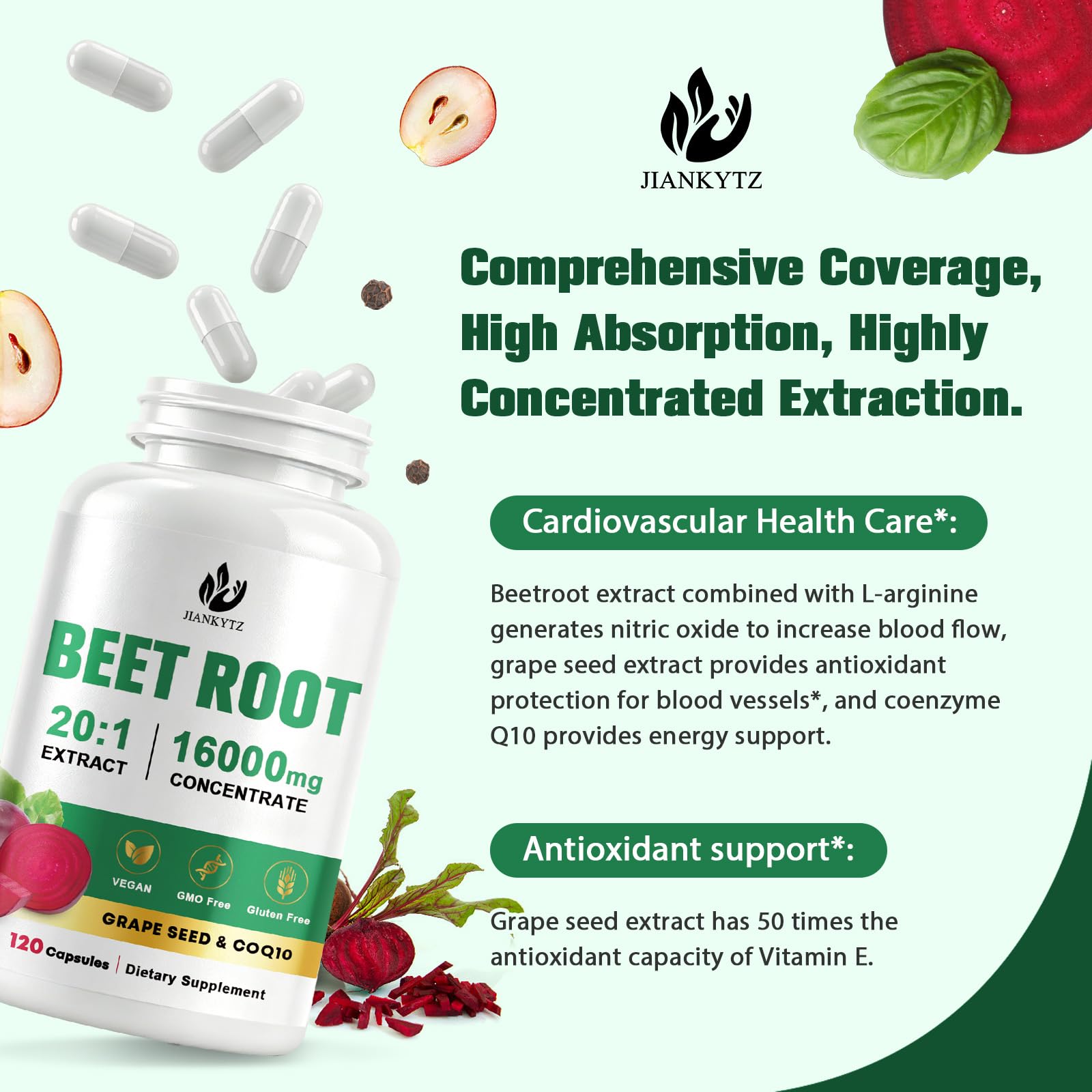 Beet Root 500 mg for endurance