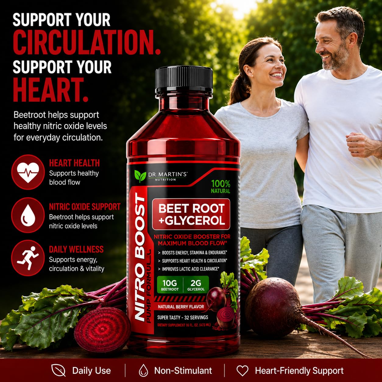 beet root and glycerol performance blend