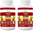 Beet Root Beta blended vitamin capsules