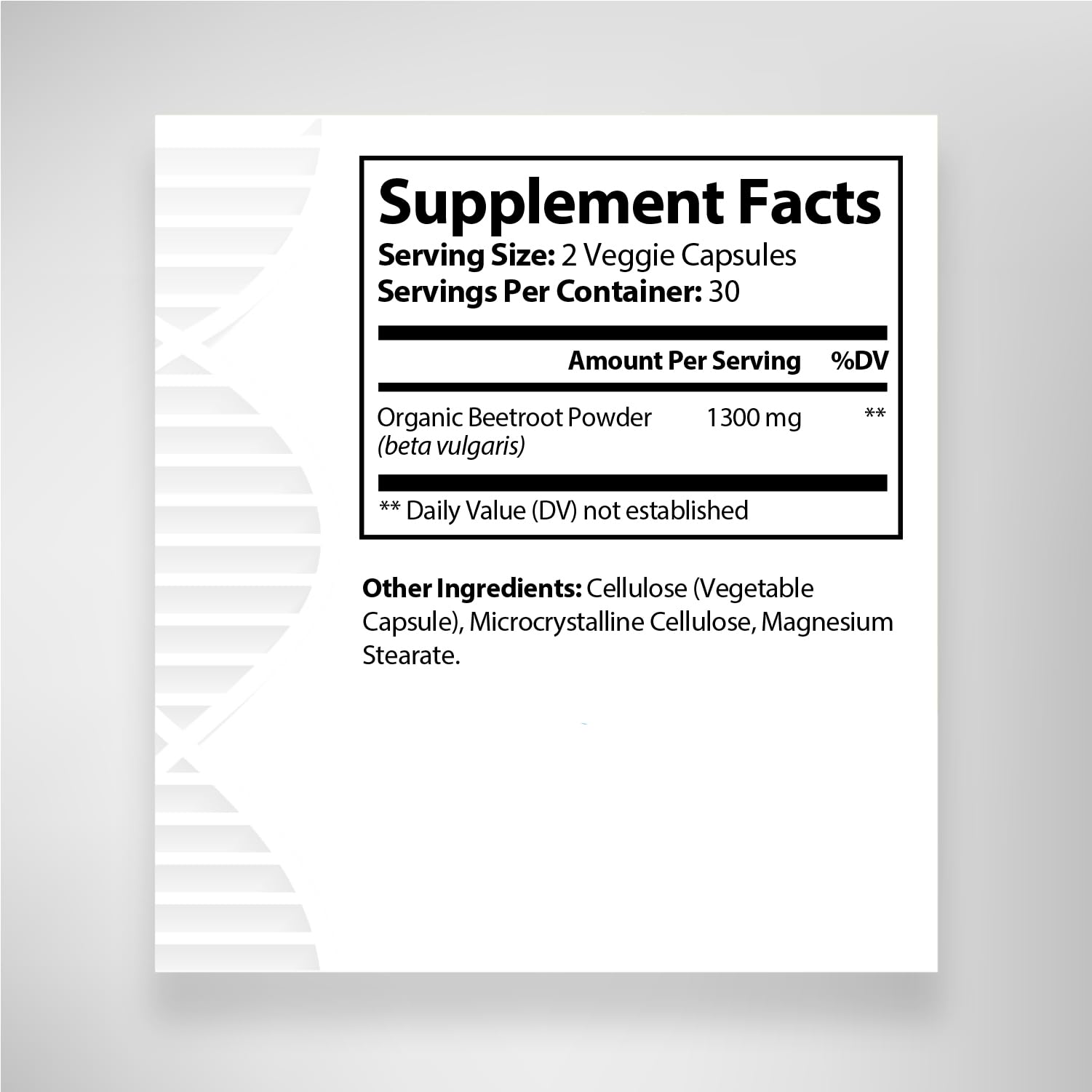 Beet root capsules for active lifestyles