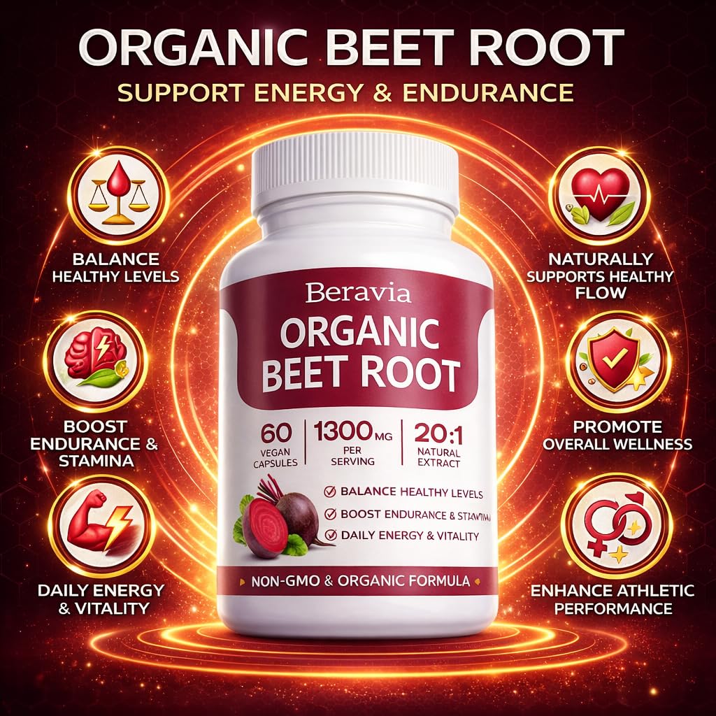 Beet root capsules for daily wellness